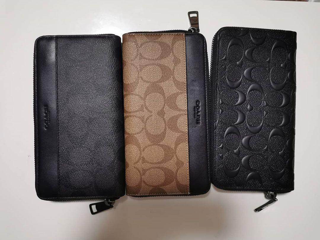 Coach Mens Long Wallet, Men's Fashion, Watches & Accessories, Wallets ...