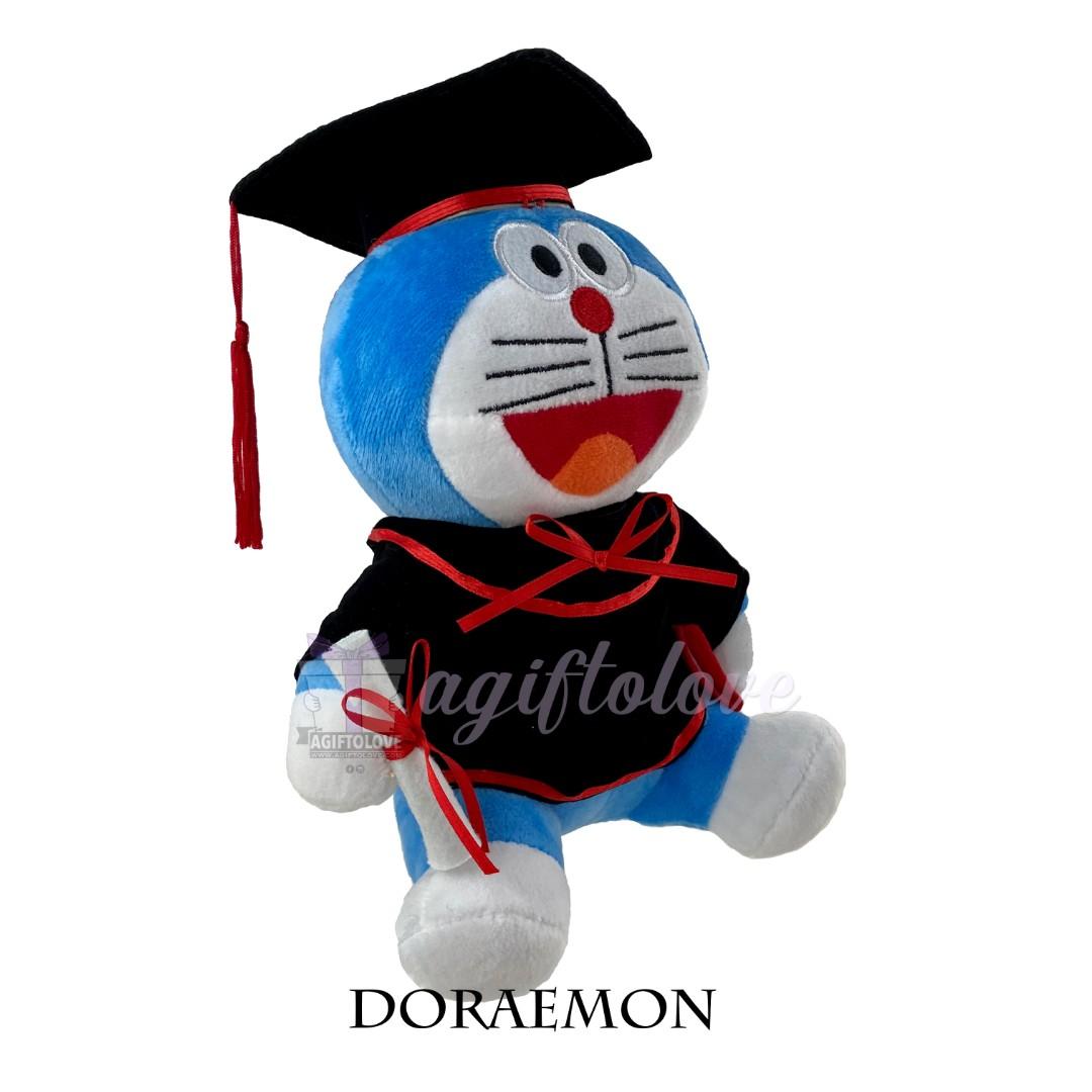 Doraemon Graduation Plush Gift Set, Hobbies & Toys, Toys & Games on ...