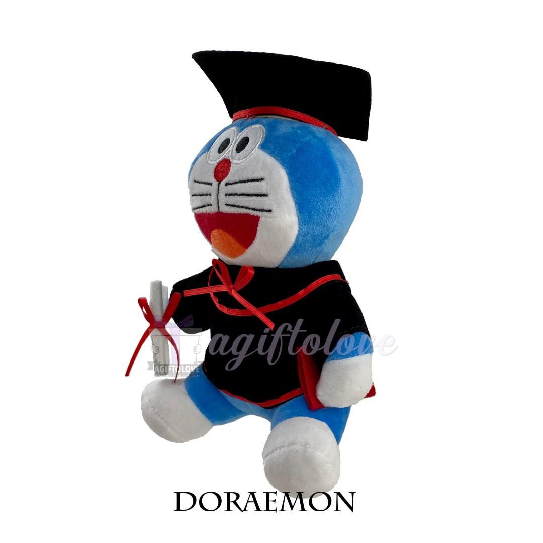 Doraemon Graduation Plush Gift Set, Hobbies & Toys, Toys & Games on ...