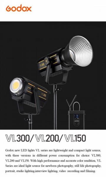 Godox VL200 200W LED Video Light, Photography, Photography Accessories ...