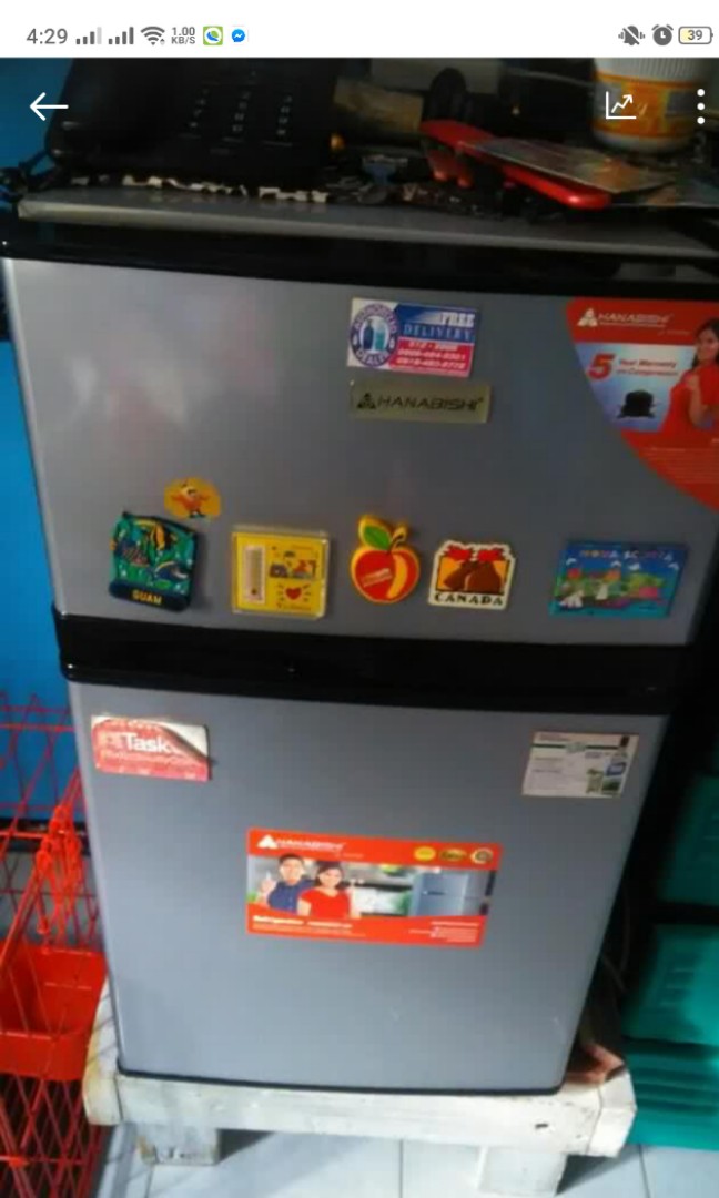 Hanabishi personal ref, TV & Home Appliances, Kitchen Appliances ...