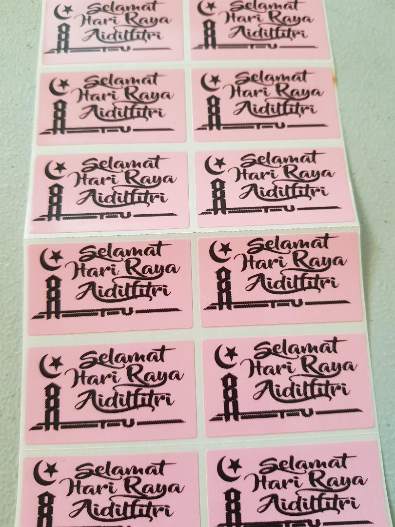 Hari Raya goodies labels, Hobbies & Toys, Stationery & Craft, Occasions ...