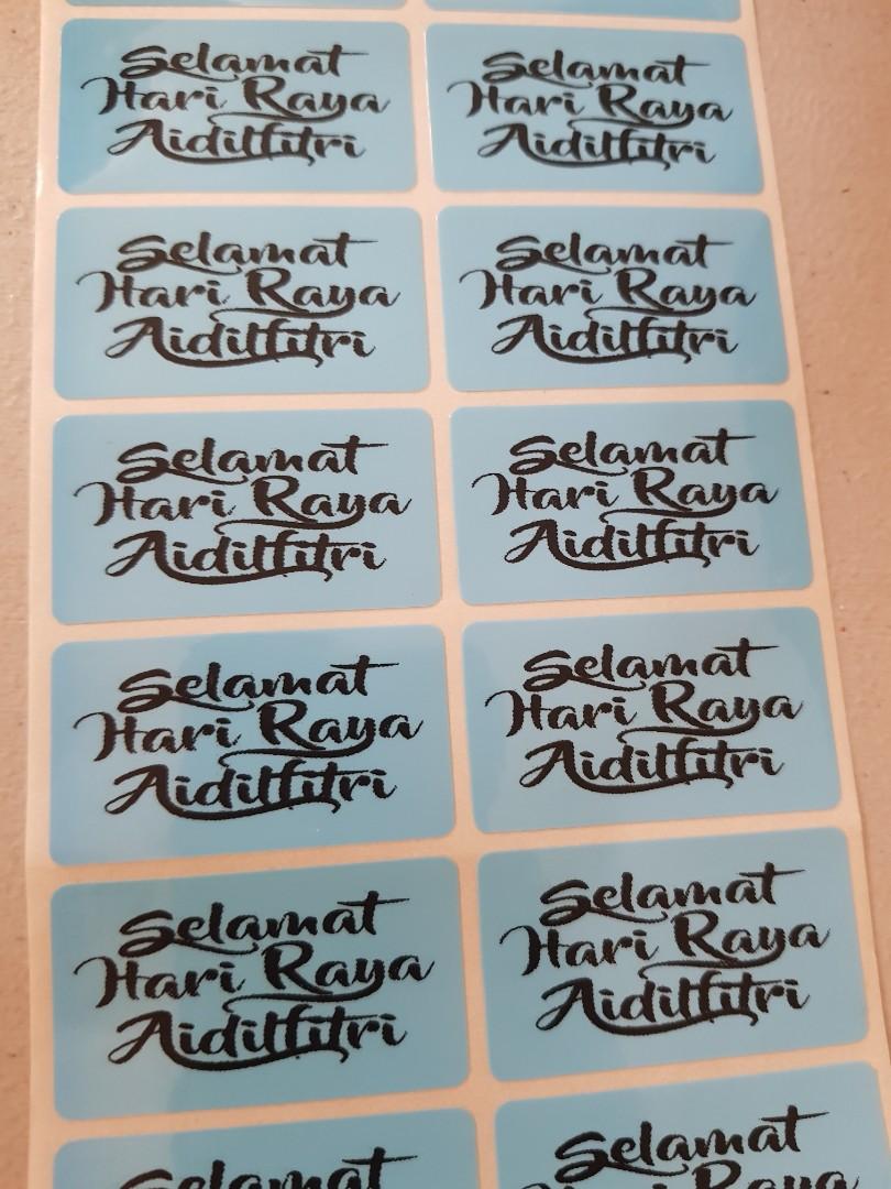 Hari Raya goodies labels, Hobbies & Toys, Stationery & Craft, Occasions ...