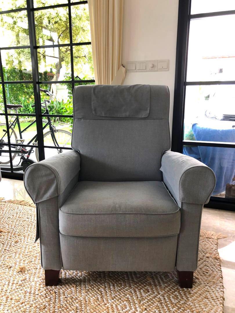 IKEA Muren Recliner Sofa Chair, Furniture, Sofas on Carousell