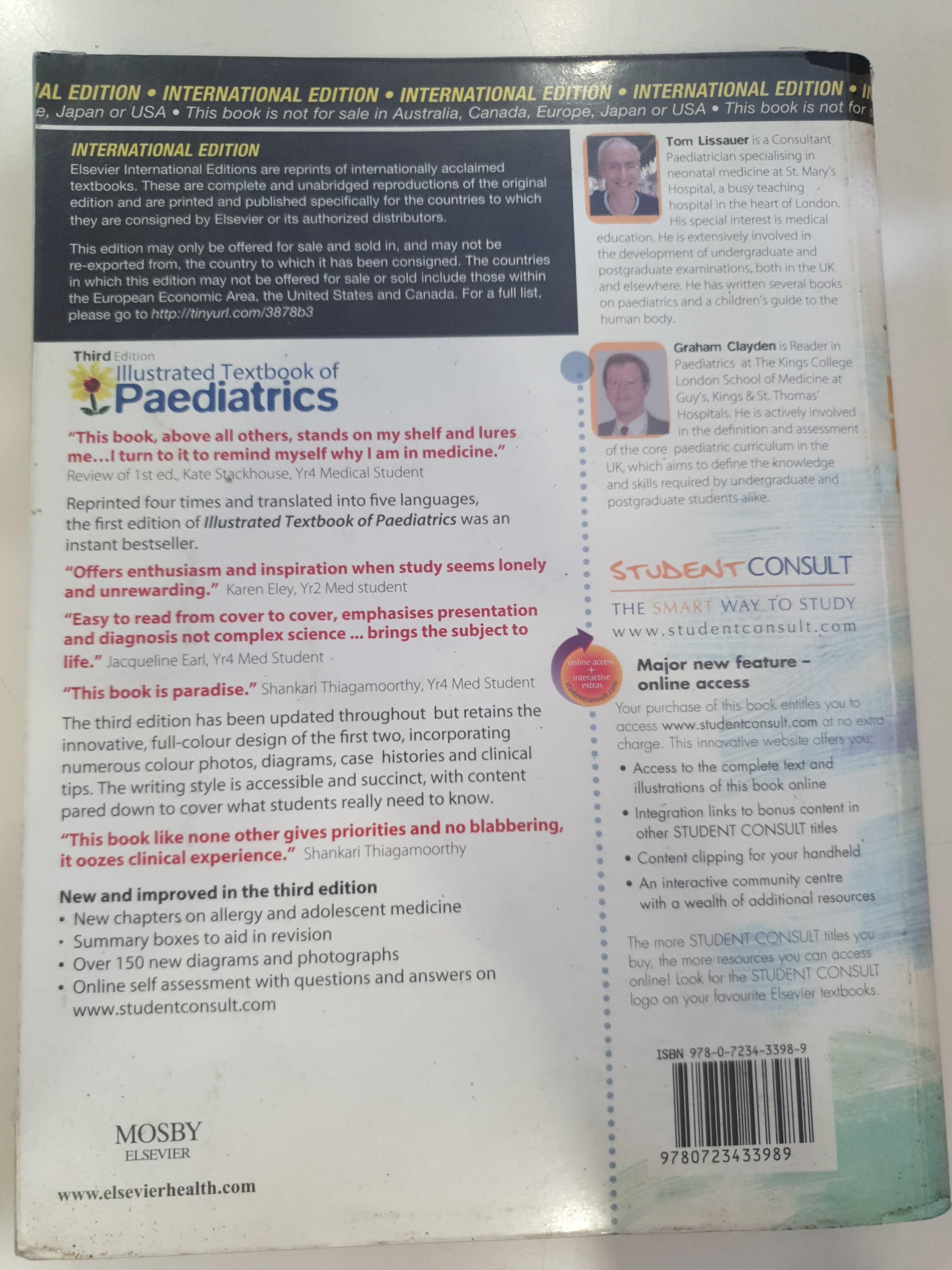 Illustrated Textbook of Paediatrics, Hobbies & Toys, Books & Magazines ...