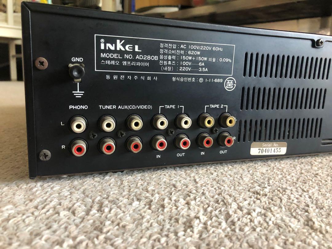 Inkel integrated stereo amplifier AD280B, Elektronik, Lainnya di Carousell