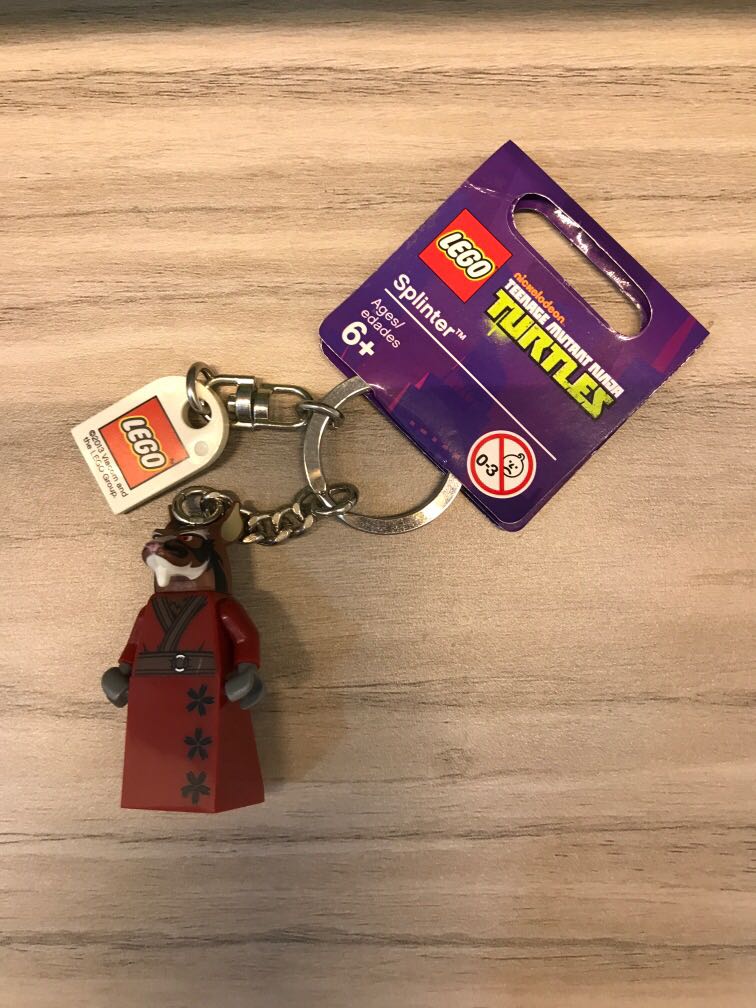 Lego Keychain TMNT Splinter, Hobbies & Toys, Toys & Games on Carousell