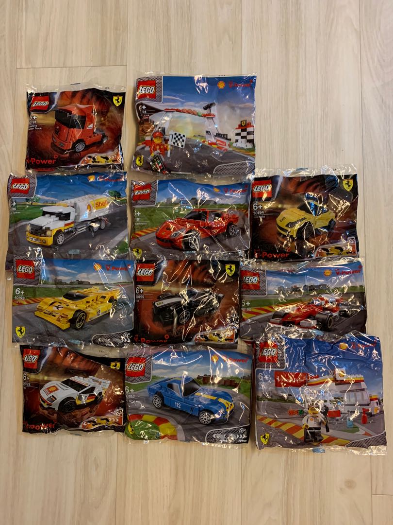 LEGO Shell Ferrari Cars Collection, Hobbies & Toys, Toys & Games on ...