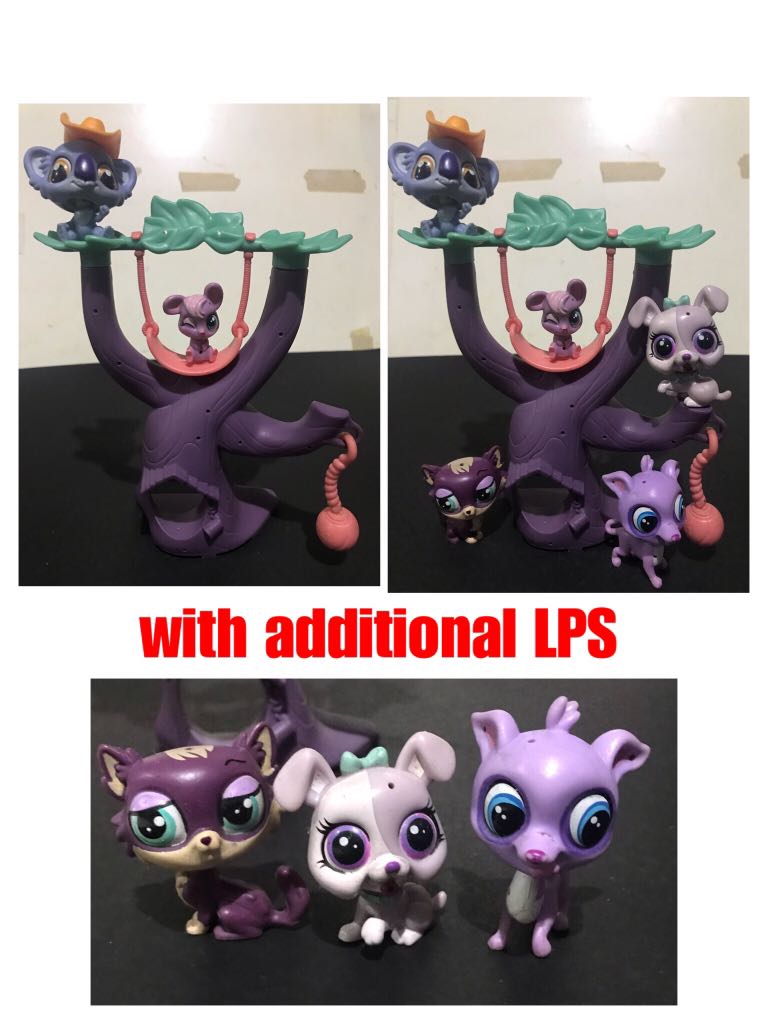 LIttlest Pet shop tree top with LPS friends, Hobbies & Toys, Toys ...