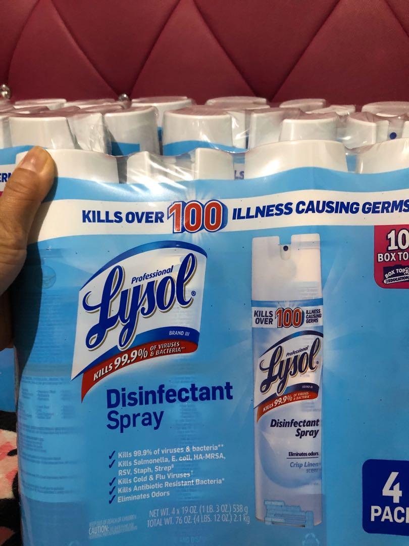 LYSOL disinfectant spray, Beauty & Personal Care, Sanitizers ...