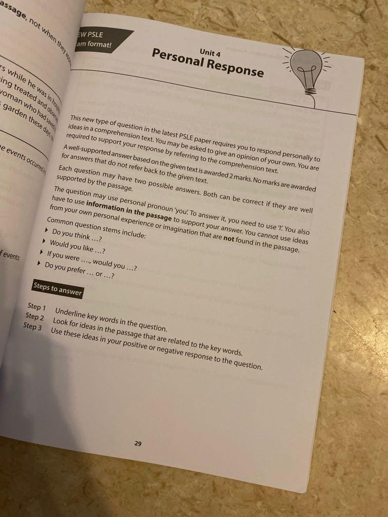 Master Comprehension (Open Ended) for PSLE English P6, Hobbies & Toys ...