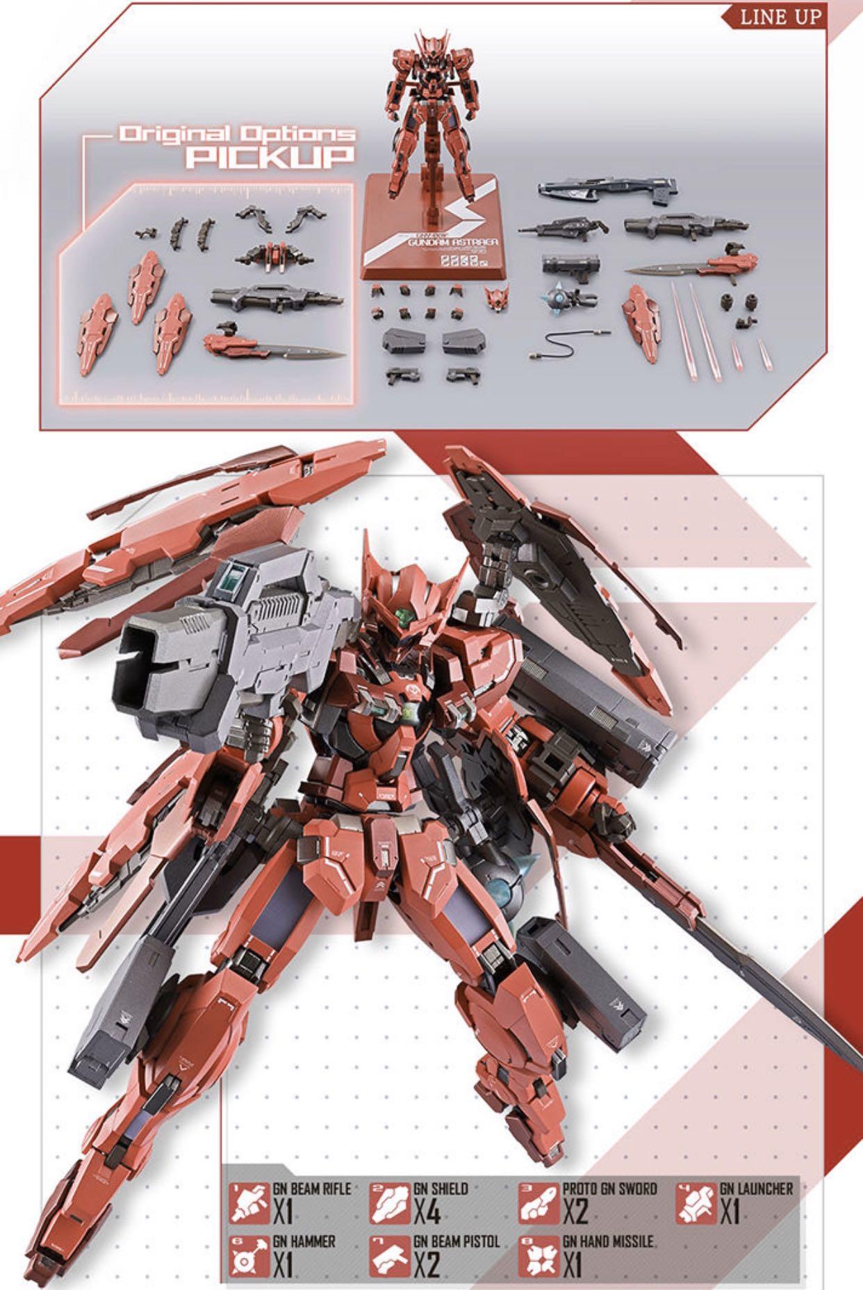 Metal Build Gundam Astraea Type-F (GN Heavy Weapon set) + Avalung Op ...