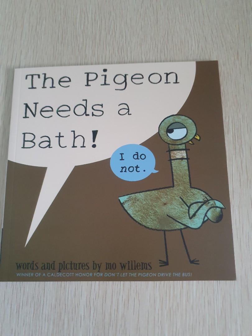 Mo Williems- The pigeon needs a bath!, Hobbies & Toys, Books ...