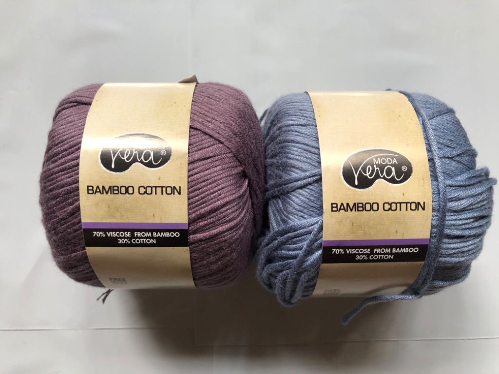 MODA VERA BAMBOO COTTON YARN 50g | BLUE SOLD, LEFT PURPLE | , Hobbies ...