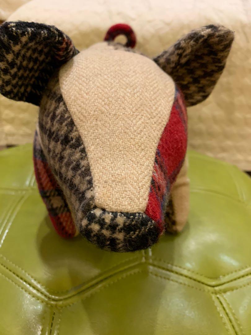 Muji patchwork soft toy - piggy, Hobbies & Toys, Toys & Games on Carousell