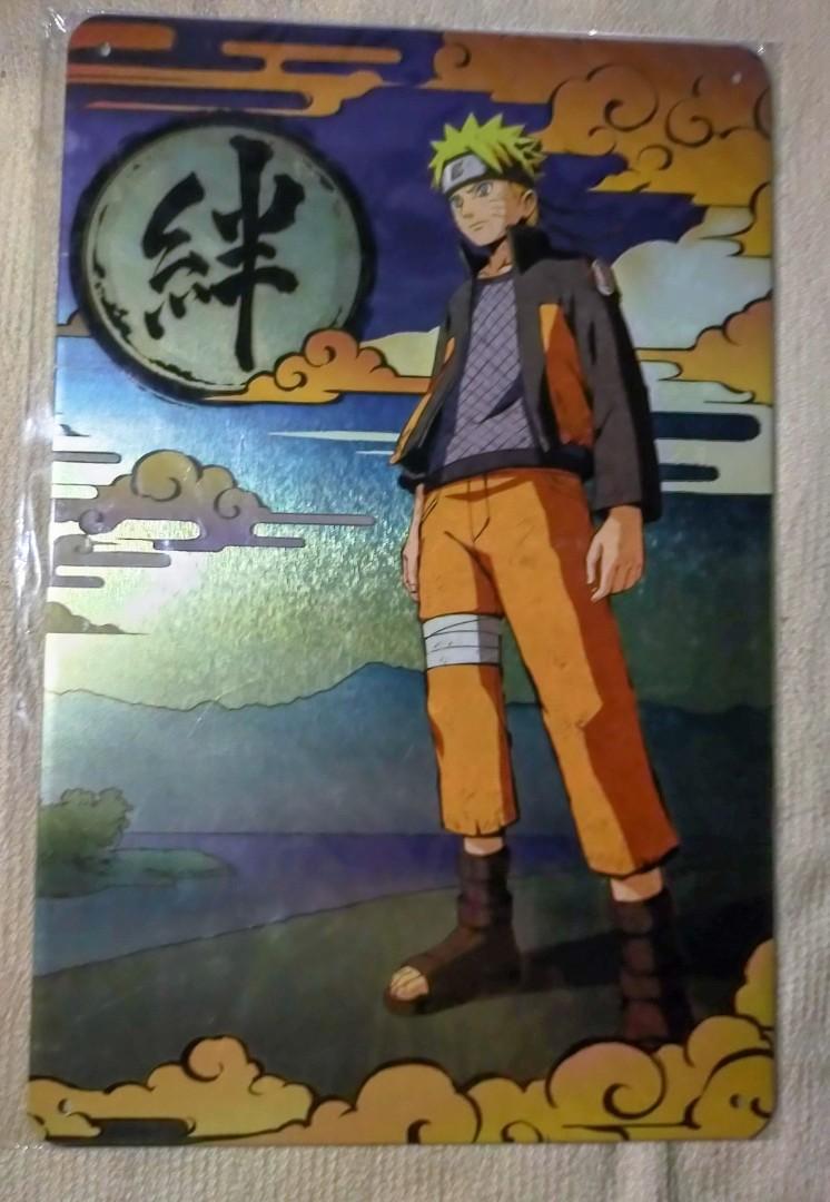 Naruto and Sasuke Metal Plates, Hobbies & Toys, Toys & Games on Carousell