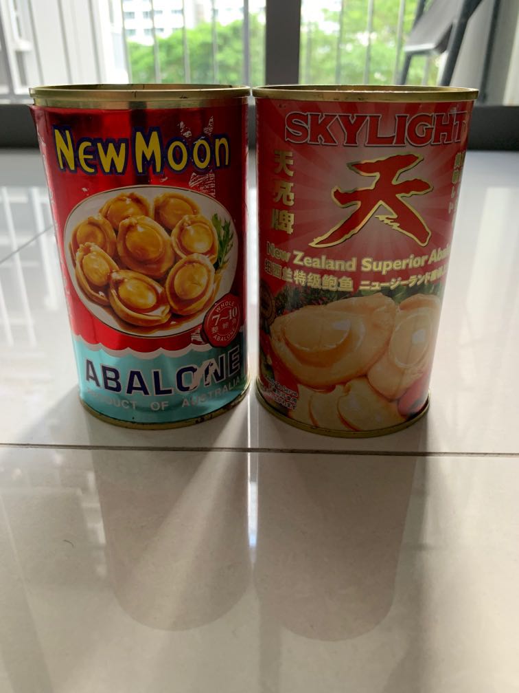 New Moon Abalone/ Skylight Abalone 425g each, Food & Drinks, Local Eats ...