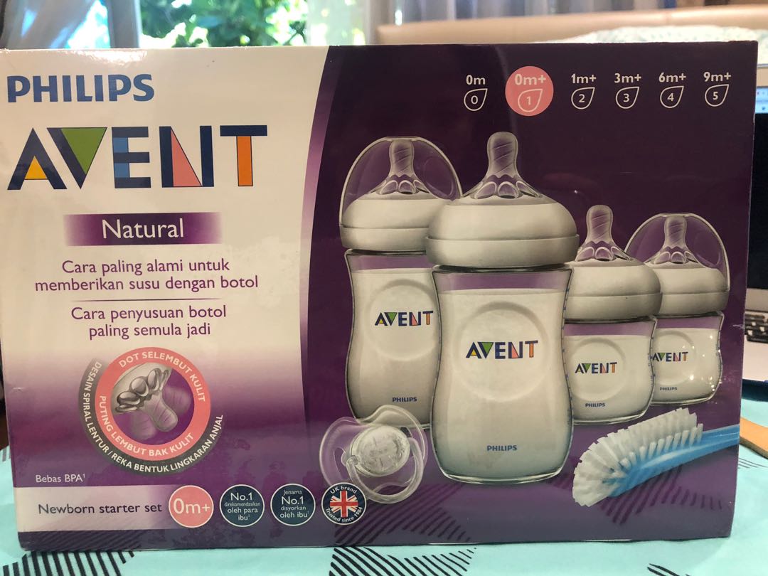 Philips Avent Natural Newborn Starter Set, Babies & Kids, Nursing ...