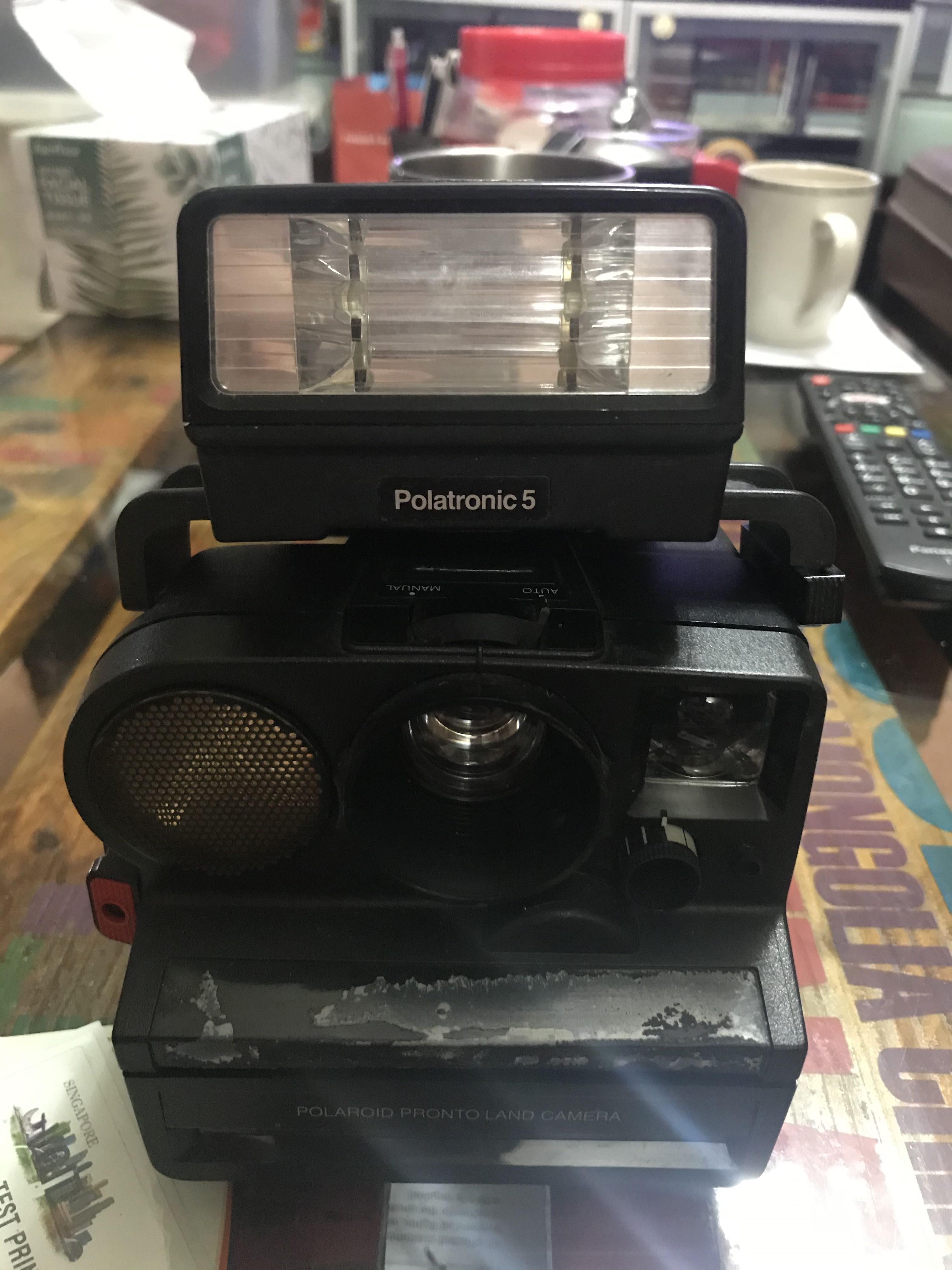 Polaroid Pronto Land camera with flash / Box 2, Photography, Cameras on ...