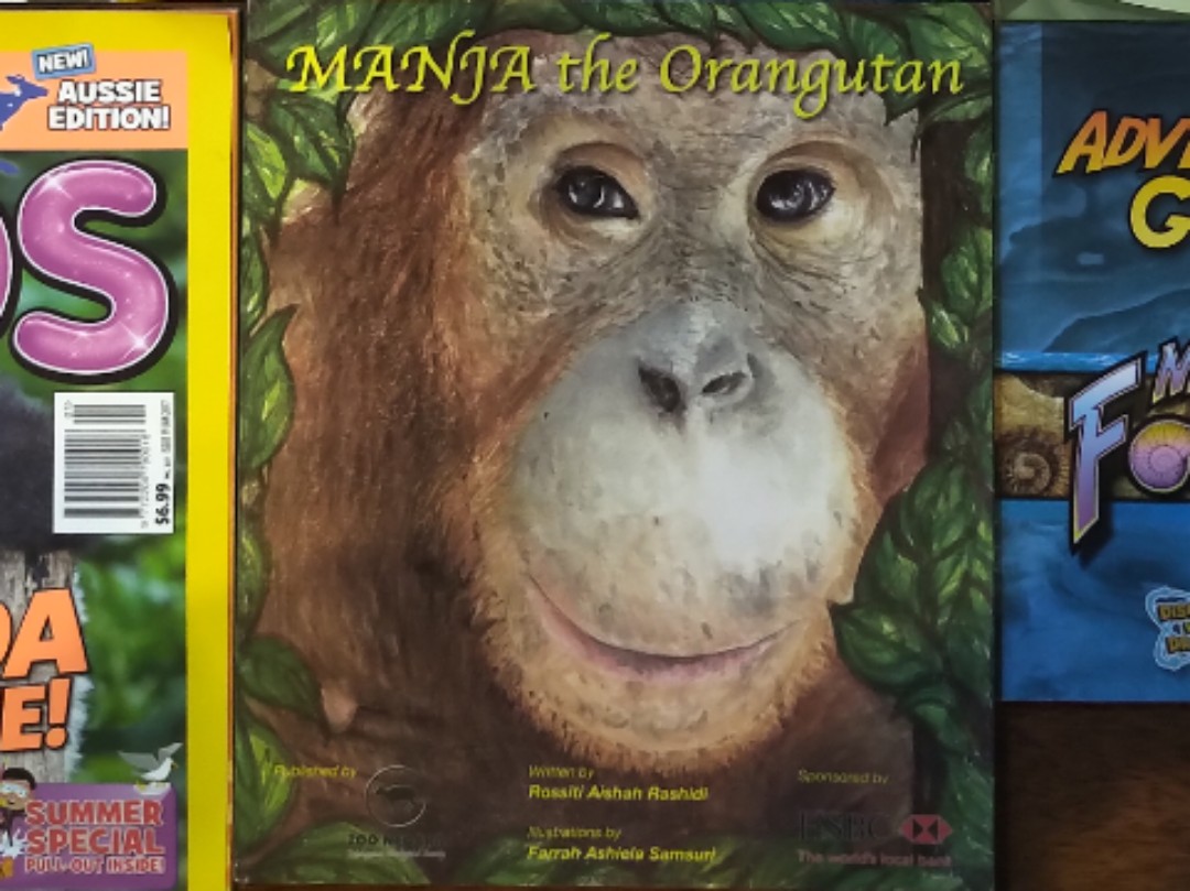 SCIENCE BOOK FOR KIDS - manja the orangutan, Hobbies & Toys, Books ...