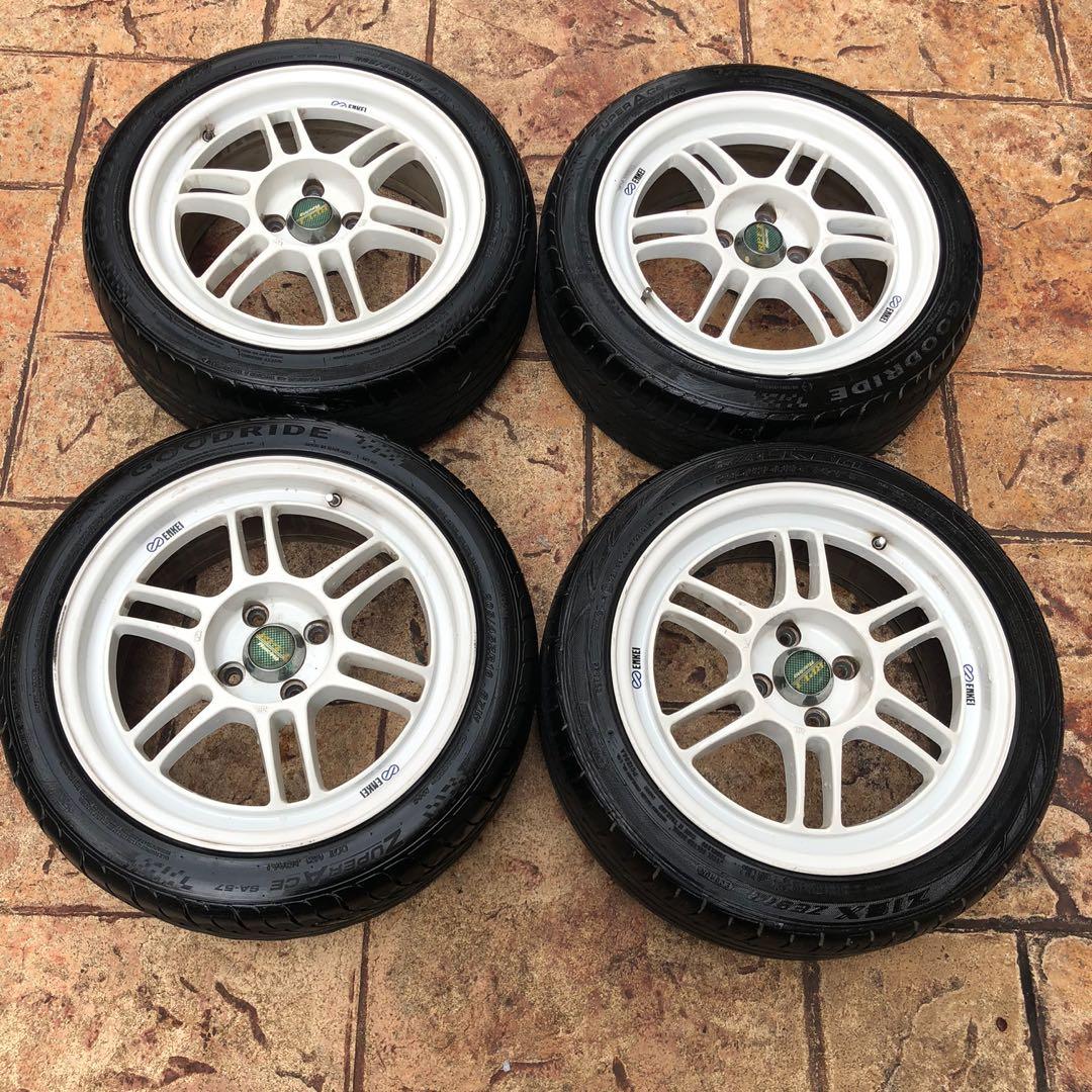 Sport Rim Enkei RPF1 16 PCD100, Auto Accessories on Carousell
