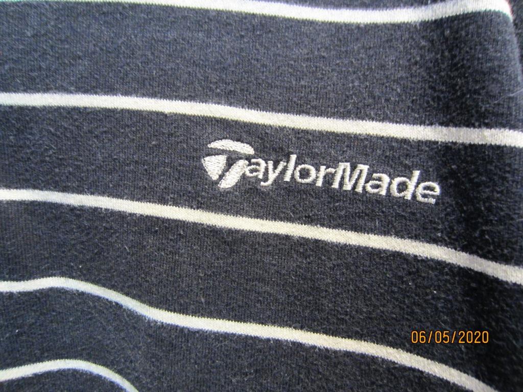 Taylormade Golf Polo Black w White Stripes, Men's Fashion, Tops & Sets ...