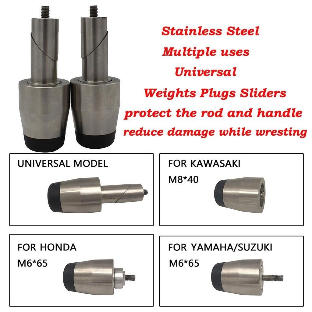 Universal Heavy Weight Bar End Balancer Sliders For Any Motorbikes ...