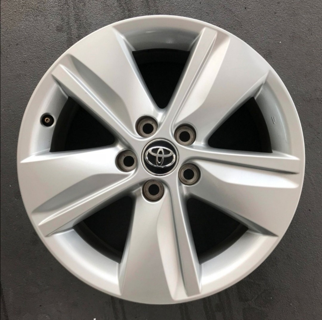 Used 17" Original Toyota Rims, Car Accessories, Tyres & Rims on Carousell