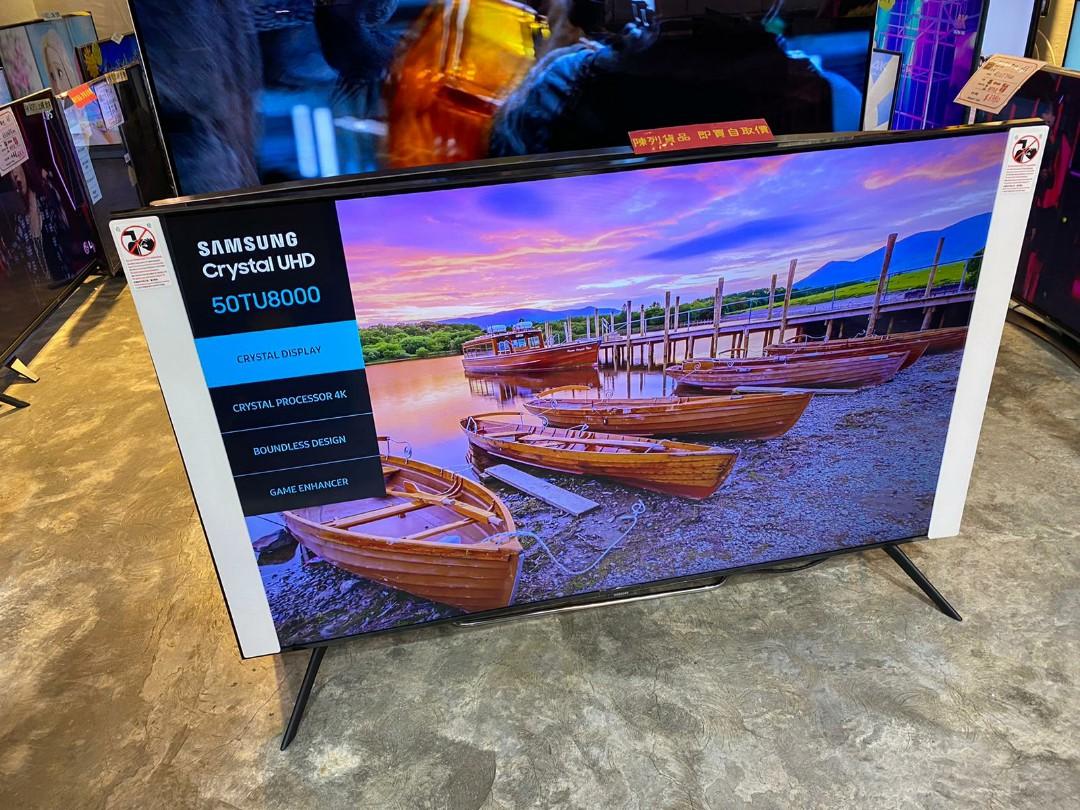 全港獨家發售最新款2020年 Samsung 50TU8000 4K Crystal UHD Smart TV 原價$8680 全新貨 現金價 ...