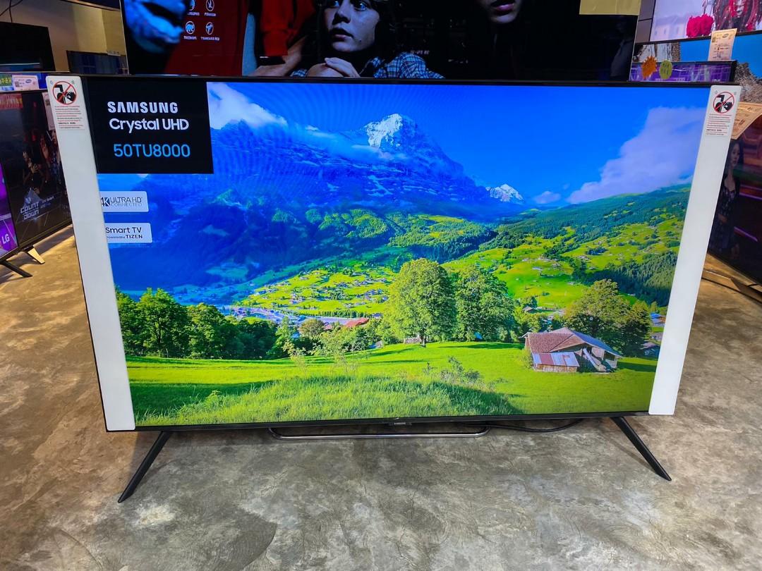全港獨家發售最新款2020年 Samsung 50TU8000 4K Crystal UHD Smart TV 原價$8680 全新貨 現金價$5380 3年保養 包送貨 歡迎門市訂購查詢 ...