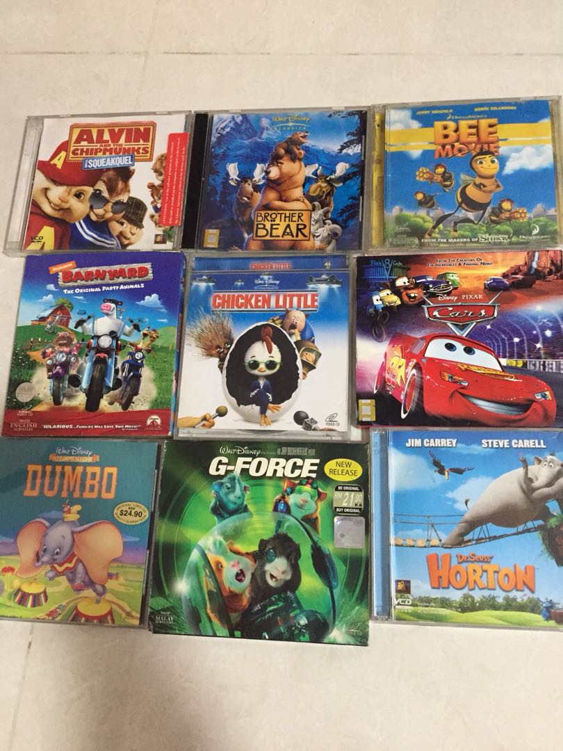 Children VCD Walt Disney,Dreamworks, Hobbies & Toys, Music & Media, CDs & DVDs on Carousell
