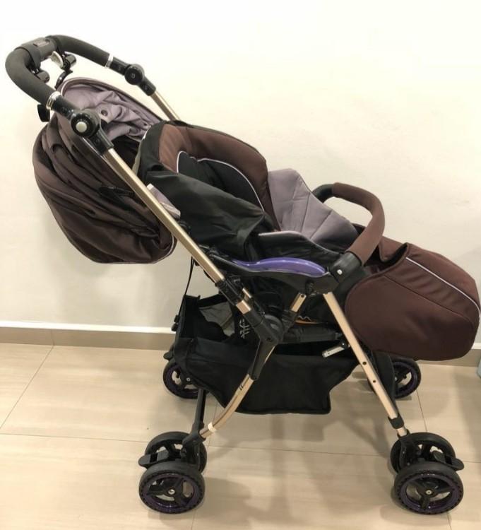 Combi Miracle Turn Elite Stroller, Babies & Kids, Going Out, Strollers on Carousell