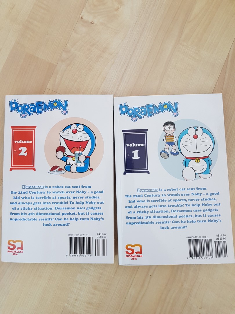 Set 2 books - Doraemon Vol. 1 and Vol. 2, Hobbies & Toys, Books ...