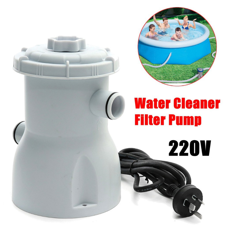 Electric Filter Pump Swimming Pool Filter Pump Water Clean Dirty Pool ...