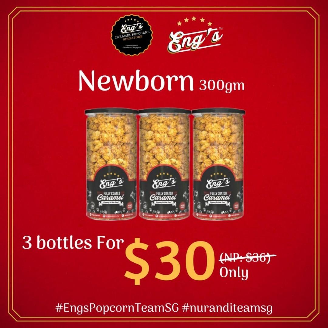 Engs popcorn caramel, Food & Drinks, Packaged & Instant Food on Carousell