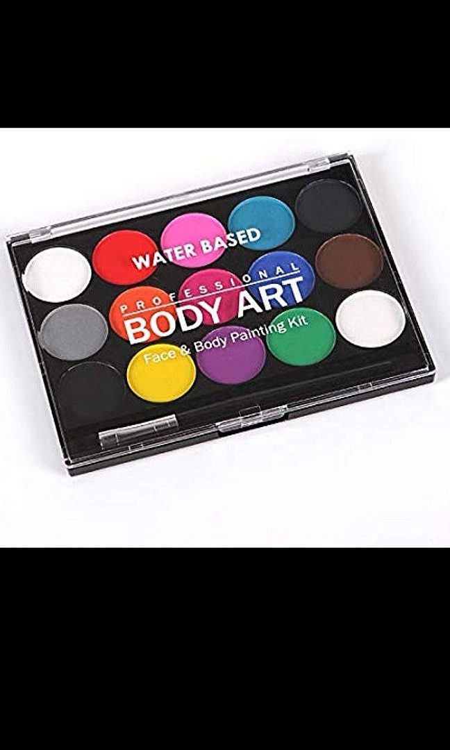 Waterbase Facepaint Kit Palette Facepainting, Beauty & Personal Care ...
