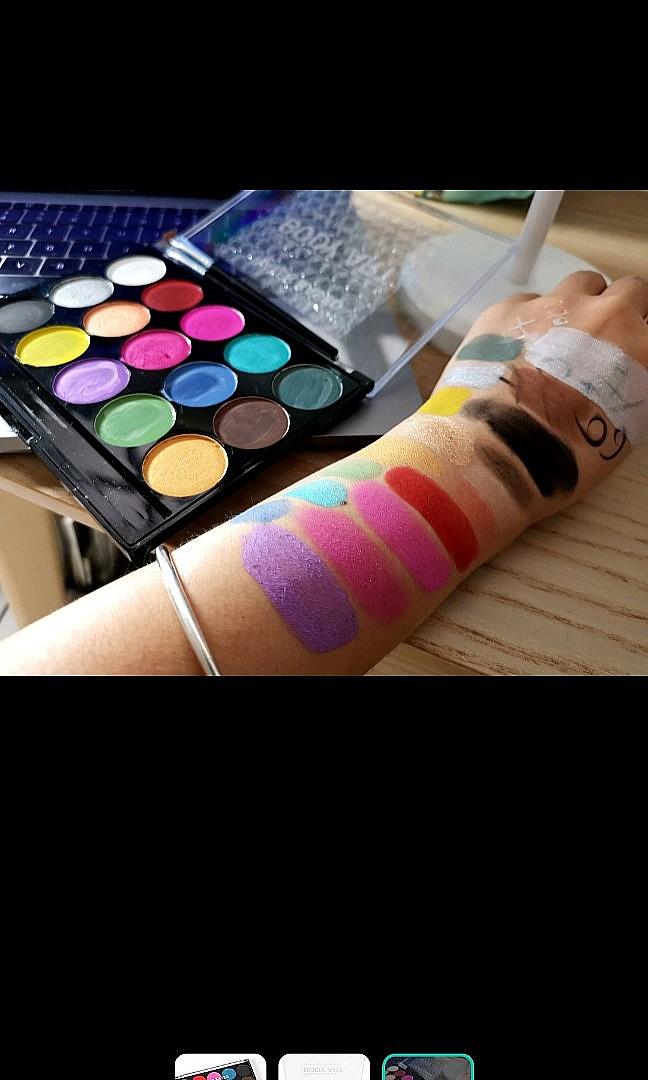 Waterbase Facepaint Kit Palette Facepainting, Beauty & Personal Care ...