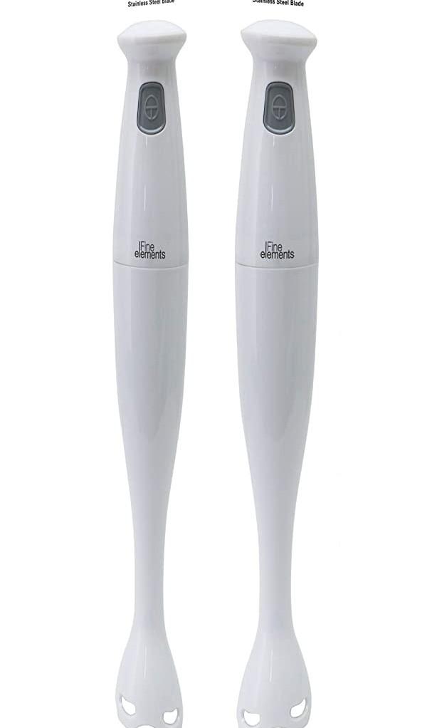 FINE ELEMENTS 150W Hand Blender with Non-Removable Stainless Steel ...