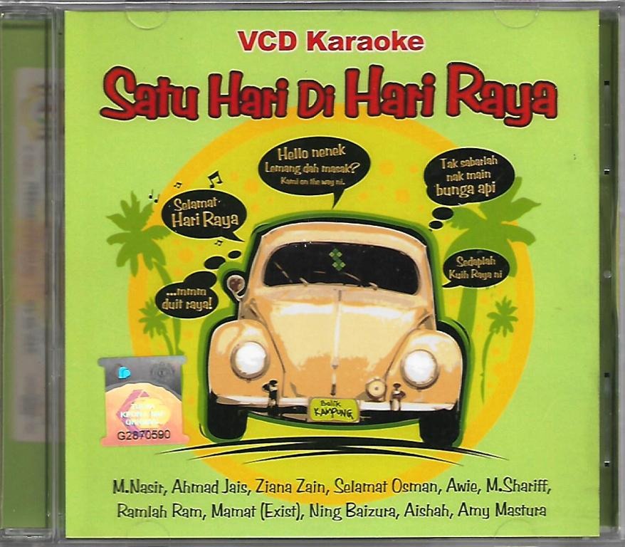 Hari Raya Album - Satu Hari Di Hari Raya VCD Karaoke M.Nasir Ziana Zain Aishah M.Shariff Ramlah ...