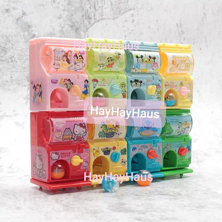 Mini Capsule Vending Machine Gashapon Finger Toys Hello Kitty Disney ...
