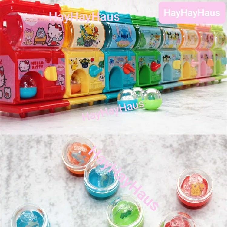 Mini Capsule Vending Machine Gashapon Finger Toys Hello Kitty Disney ...
