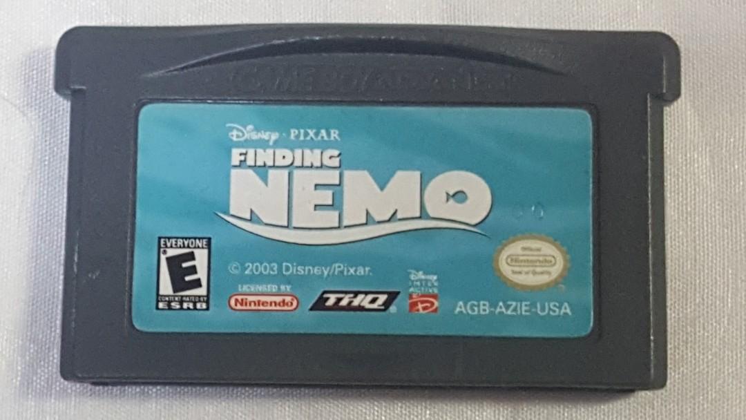 Nintendo Game Boy Advance Finding Nemo, Video Gaming, Video Games ...