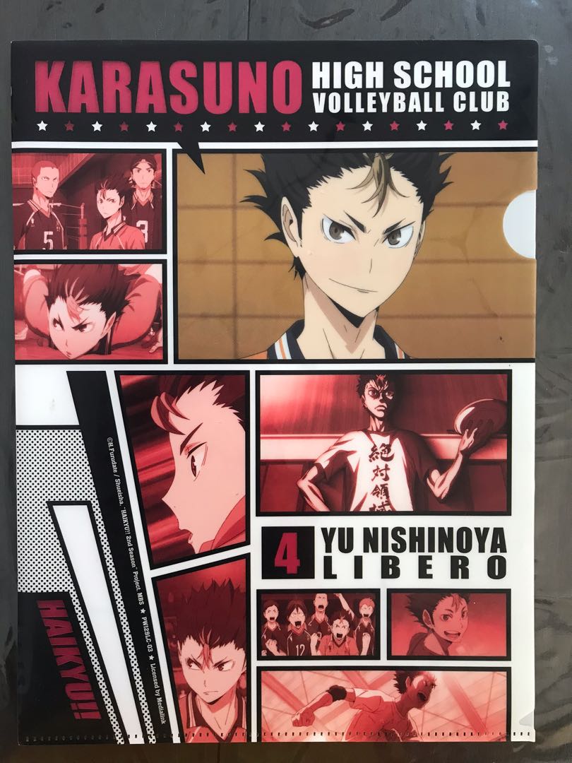 NISHINOYA (HAIKYUU) file folder, Hobbies & Toys, Memorabilia ...