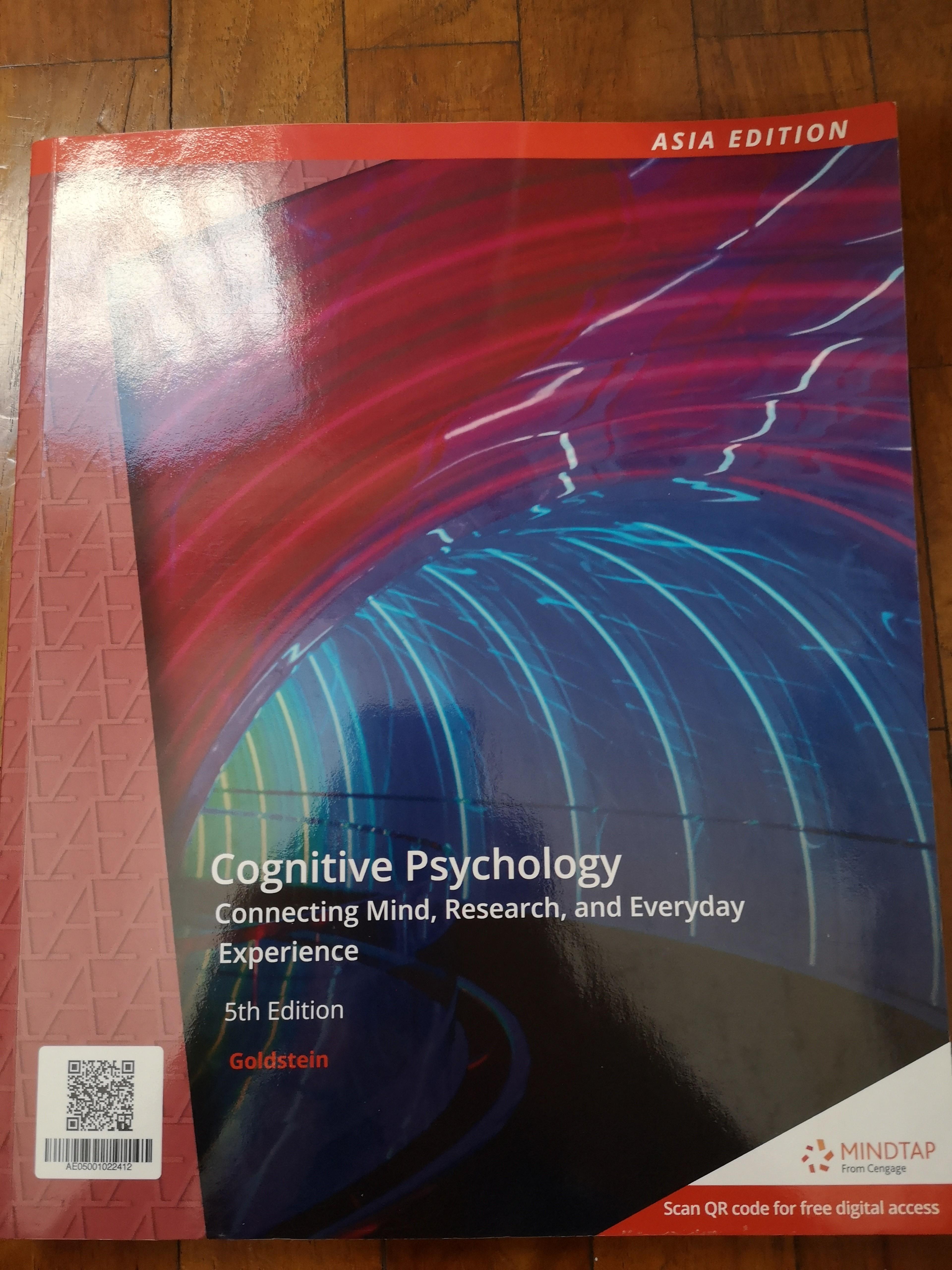 NTU HP2600 Cognitive Psychology Textbook, Hobbies & Toys, Books ...