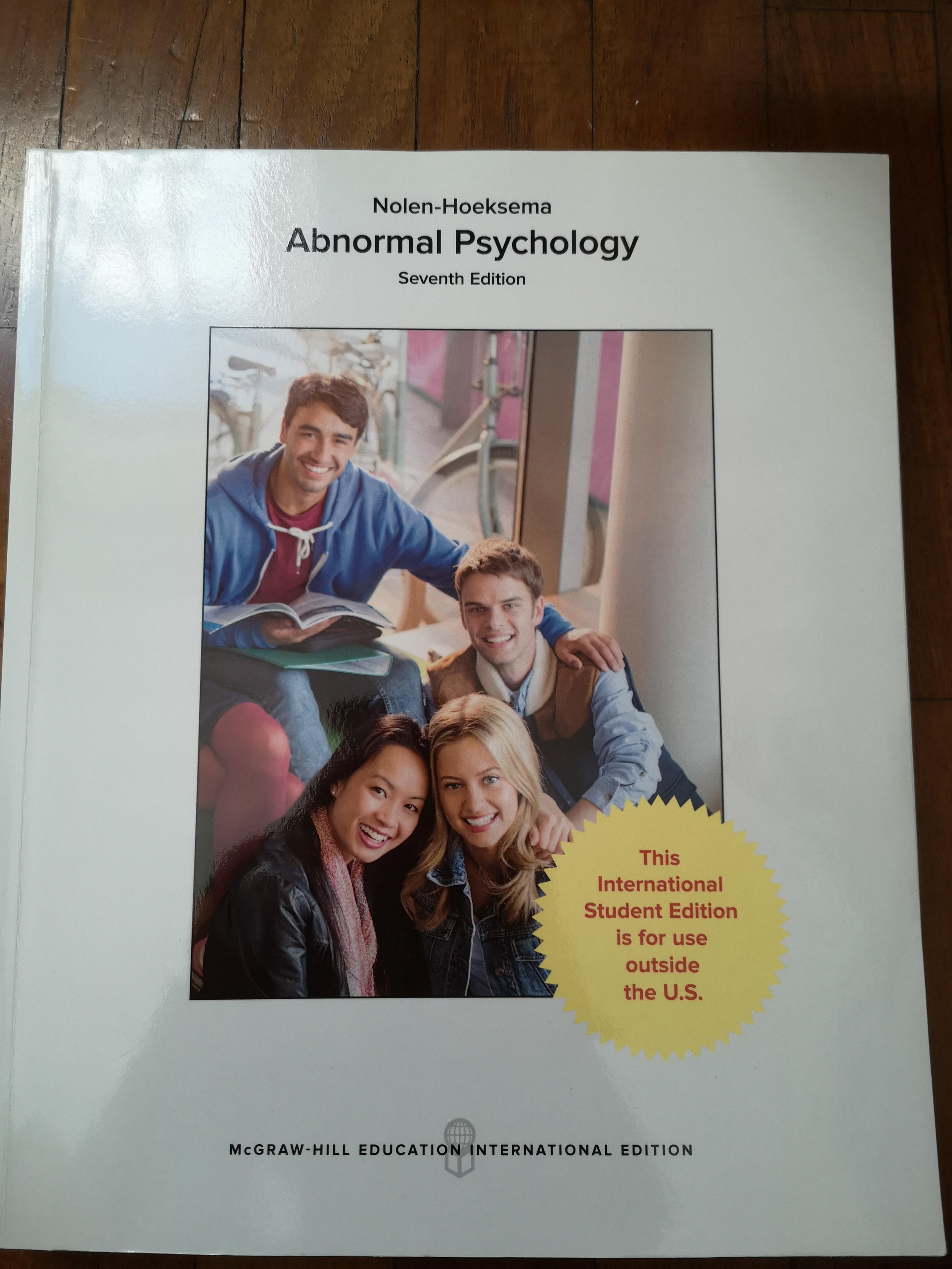 NTU HP2700 Abnormal Psychology Textbook, Hobbies & Toys, Books ...