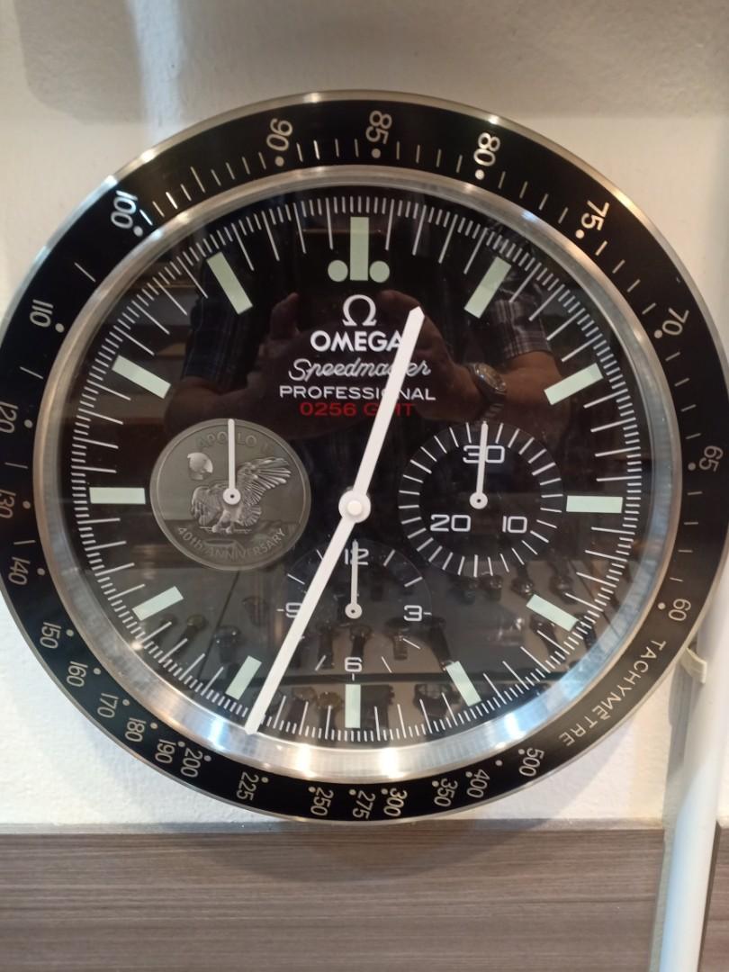 Omega wall Clock in running condition, Men's Fashion, Watches ...