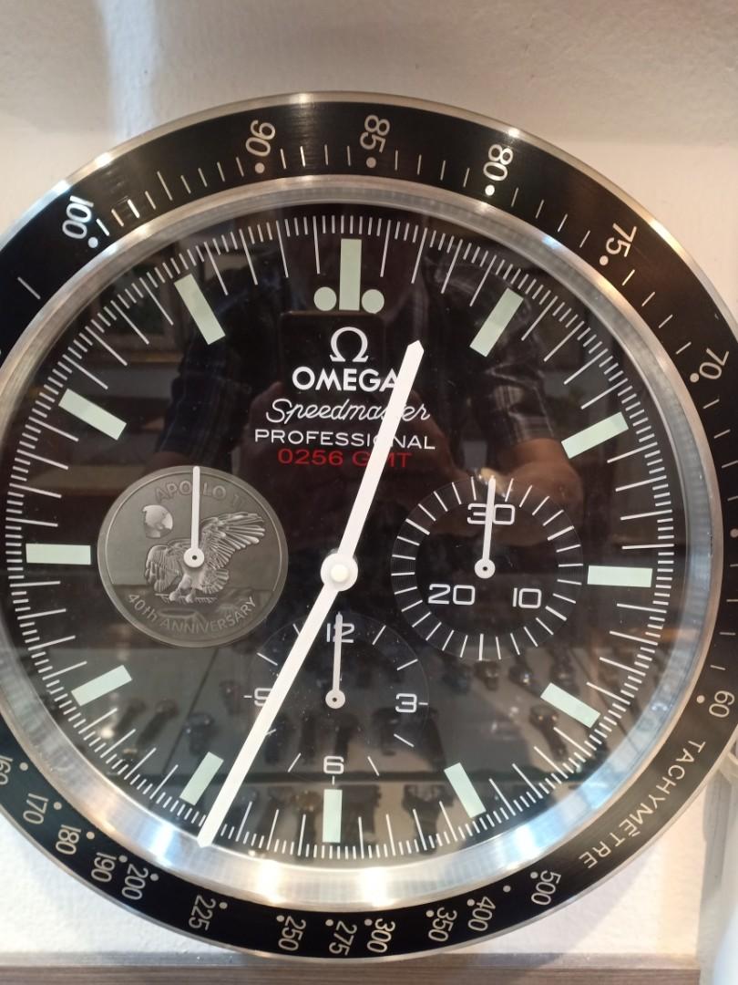 Omega wall Clock in running condition, Men's Fashion, Watches ...