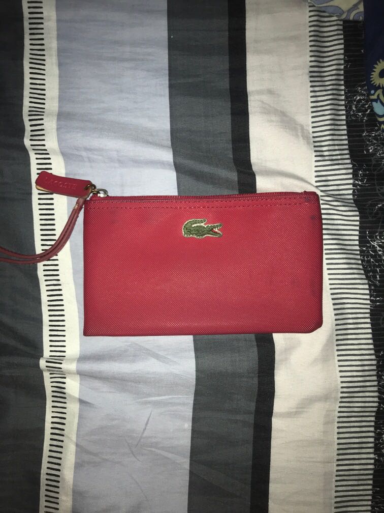 Original Lacoste Pouch, Women's Fashion, Bags & Wallets, Wallets & Card ...