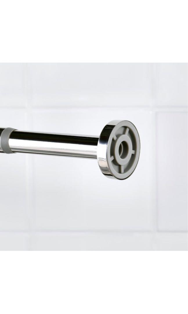 Retractable Shower curtain rod, Furniture & Home Living, Bathroom ...