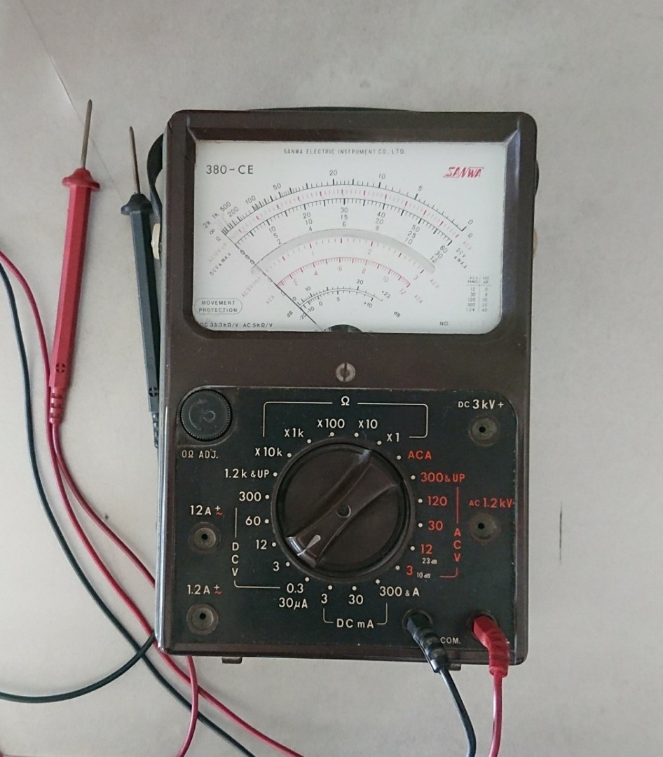 vintage Sanwa multimeter (380-CE) selling cheap, Mobile Phones ...